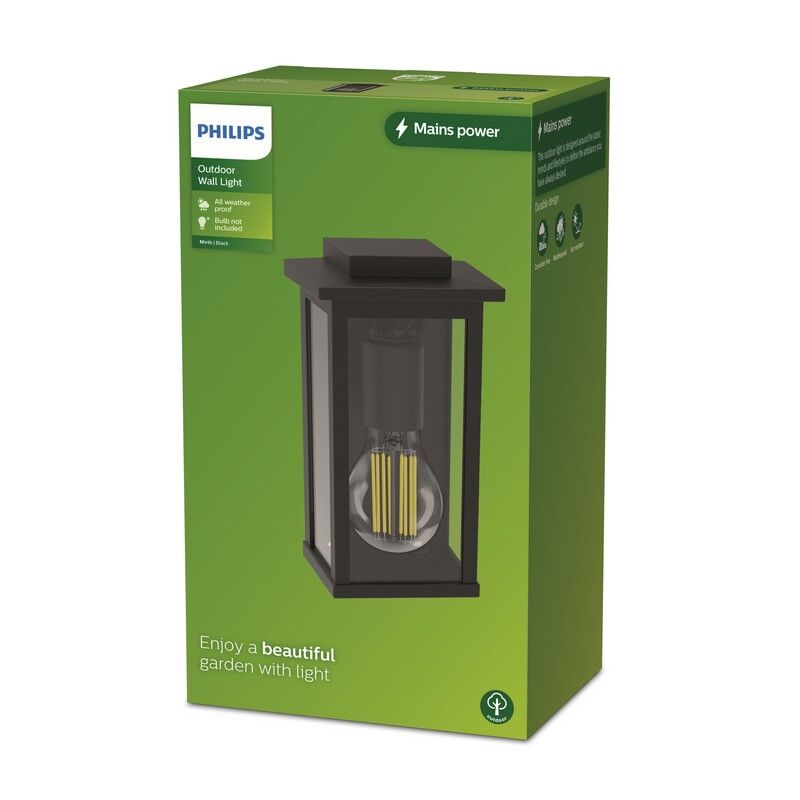 Philips 8720169266490 Outdoor Mirth vonkajšie nástenné svietidlo 1xE27 ...