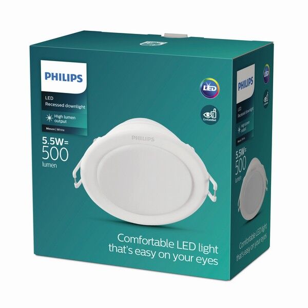 Philips 59444 LED MESON 1 stropné zápustné svietidlo 95mm 5,5W/500lm ...