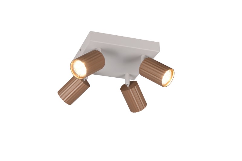 TRIO 867730465 SOKA stropné bodové svietidlo/spot D55mm 4xGU10 ...